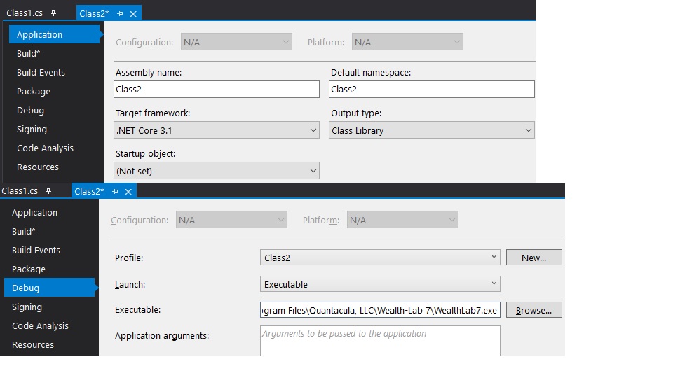 Vs Debugging Nothing Happens After F5 Wealthlab 