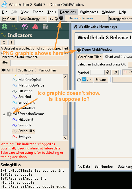 WL8ExtensionDemos-Color-in-DrawTradeLines-should-be-WLColor - WealthLab