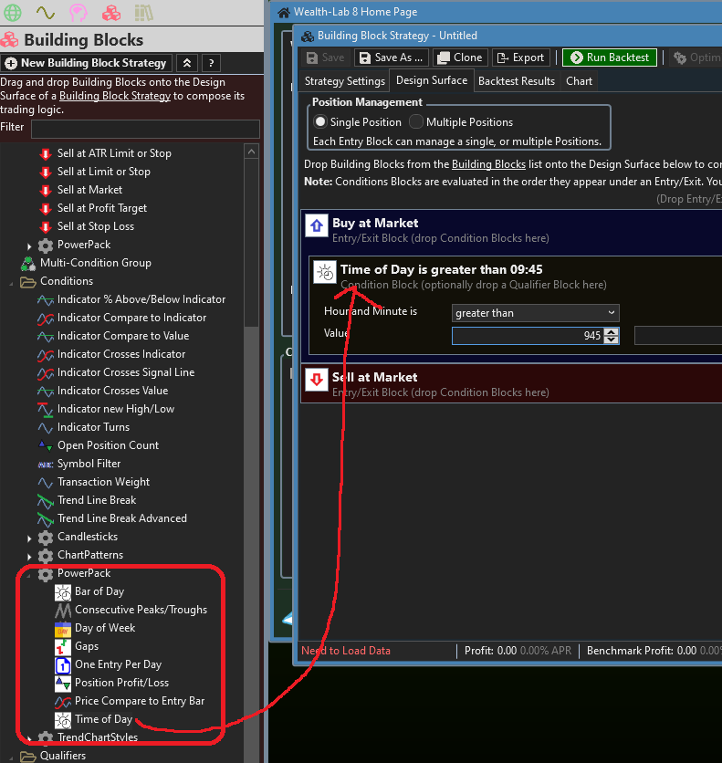 WealthLab - Filter-Out-Time