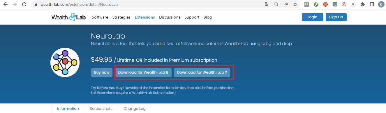 WealthLab - NeuroLab-and-PowerPack-stopped-working-I-m-on-Premium-plan