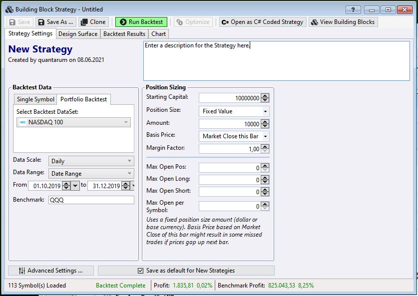 Mismatch Between Indicator Profiler And Metrics Report Wealthlab