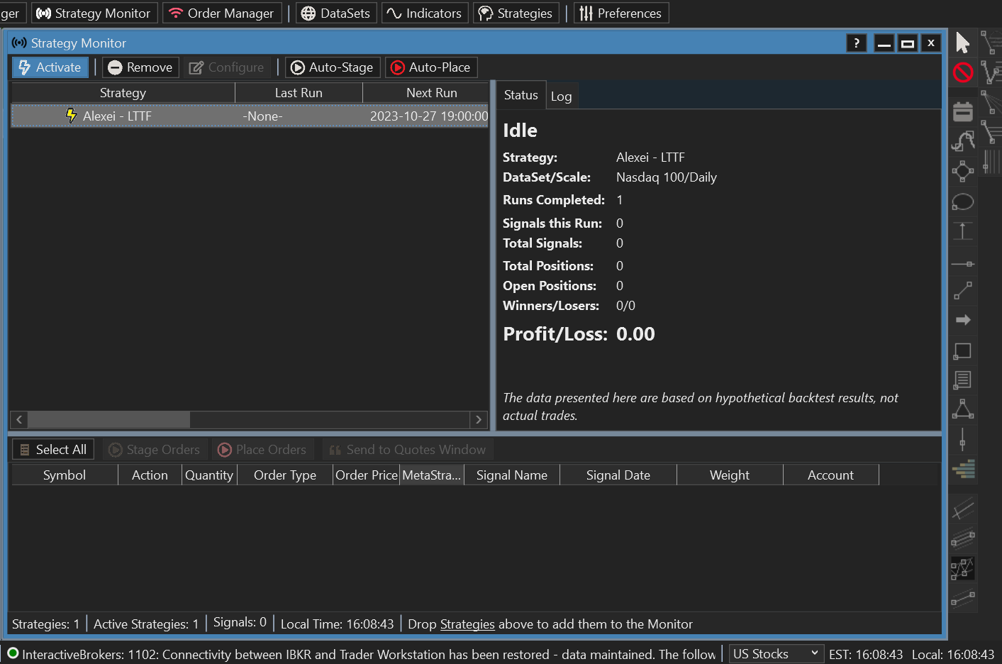 Need To Add Datetime Also Error Wealthlab 4656